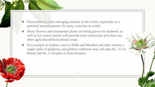 Importance and scope of floriculture | PPTX