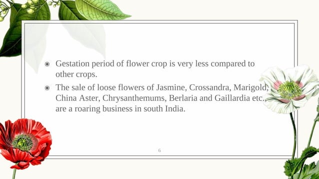 Importance and scope of floriculture | PPTX