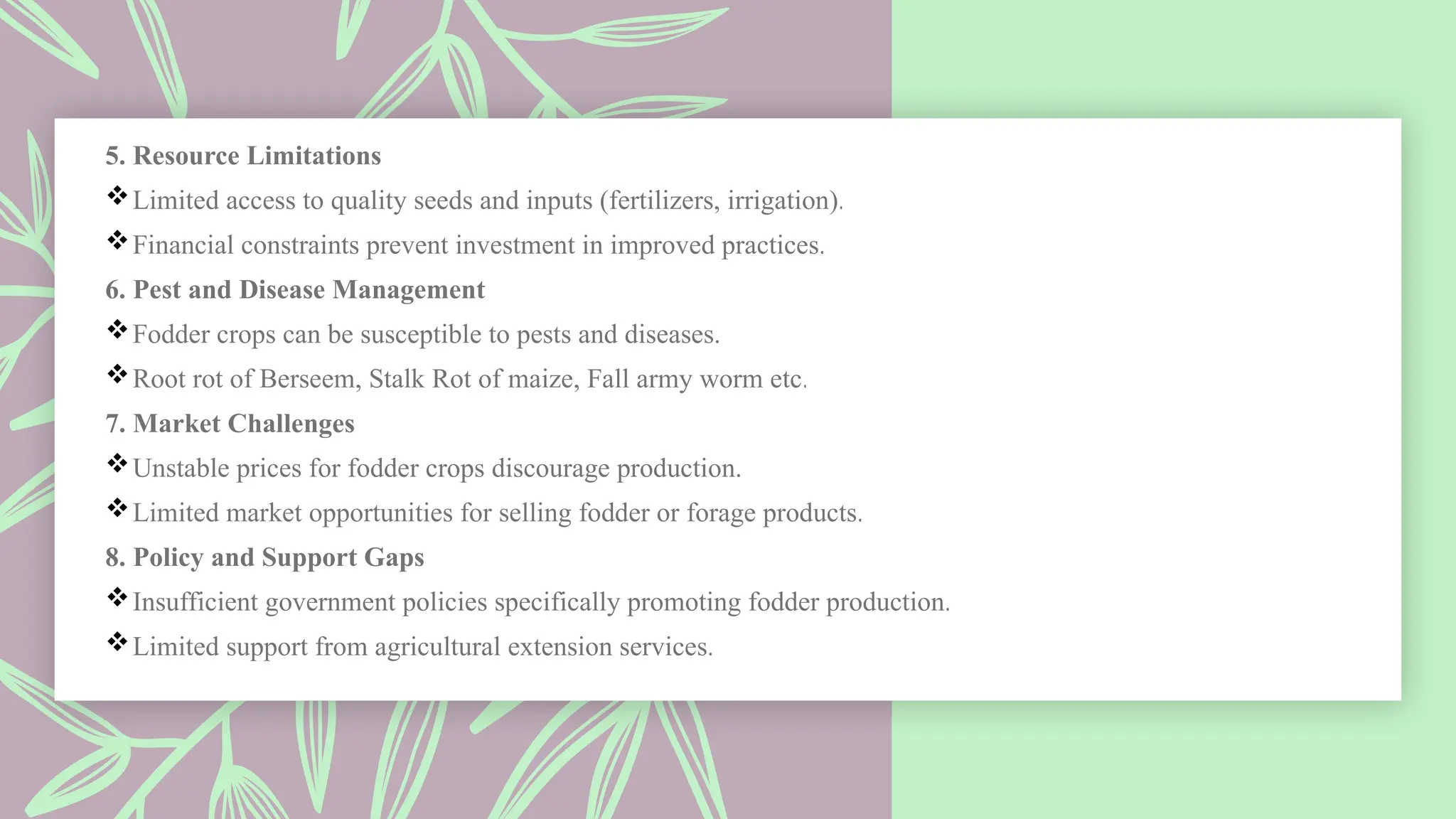 Importance and scope of fodder production in Nepal || Assistant Prof. Boby Basnet. | PPTX