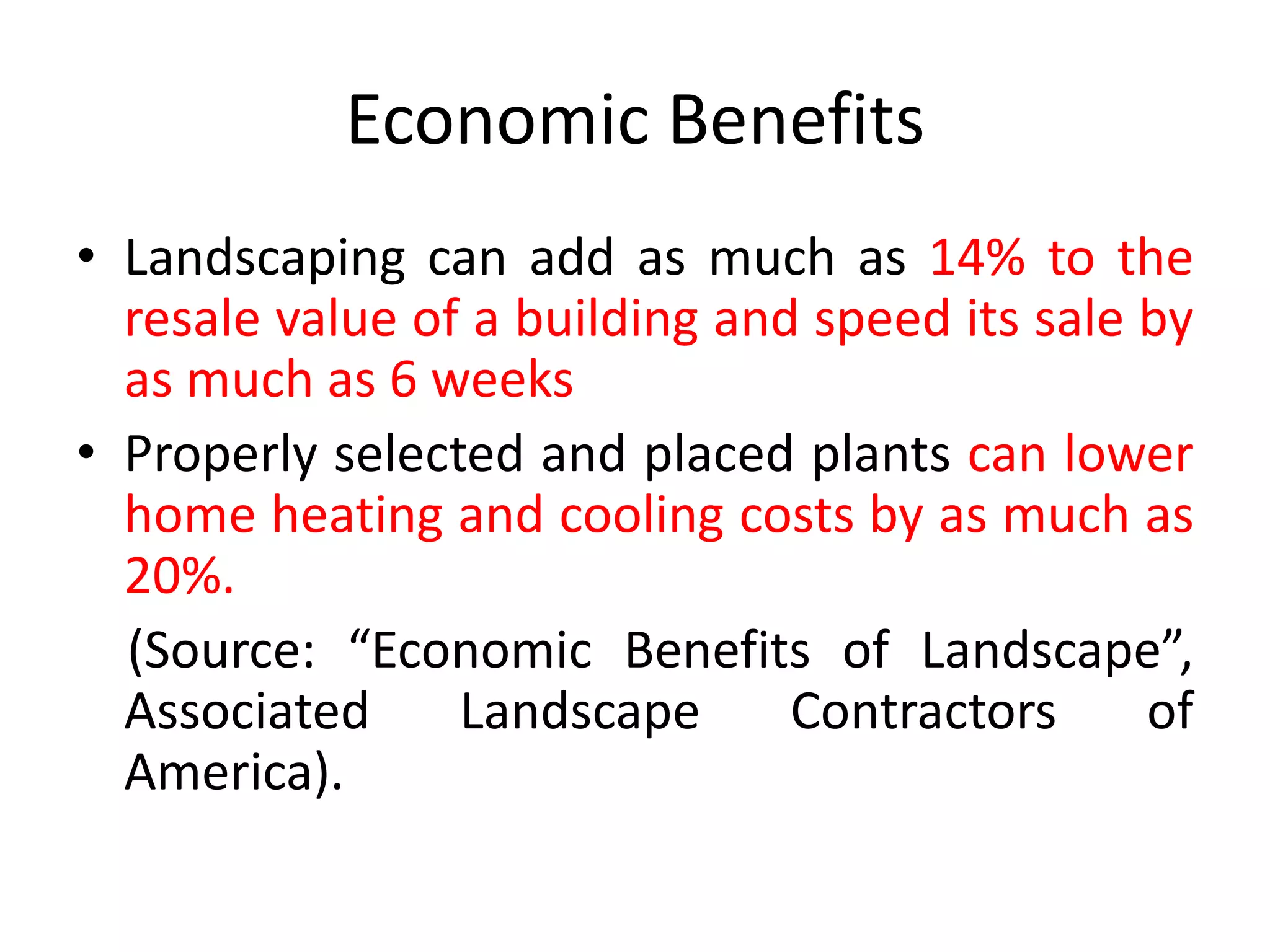 Importance and scope of landscaping | PPTX
