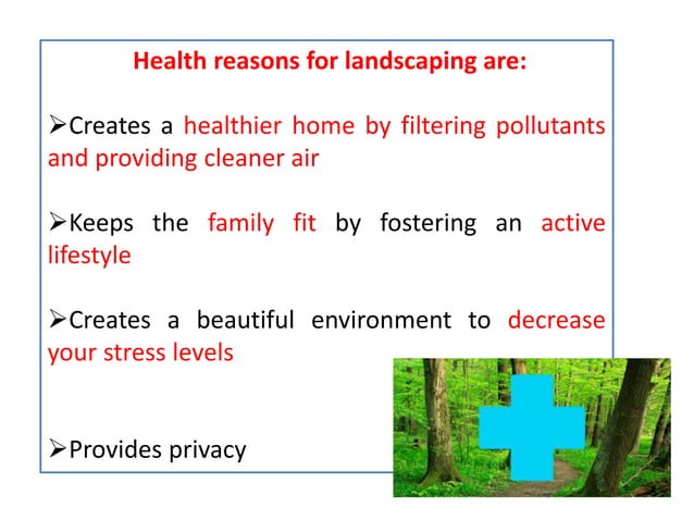 Importance and scope of landscaping | PPTX