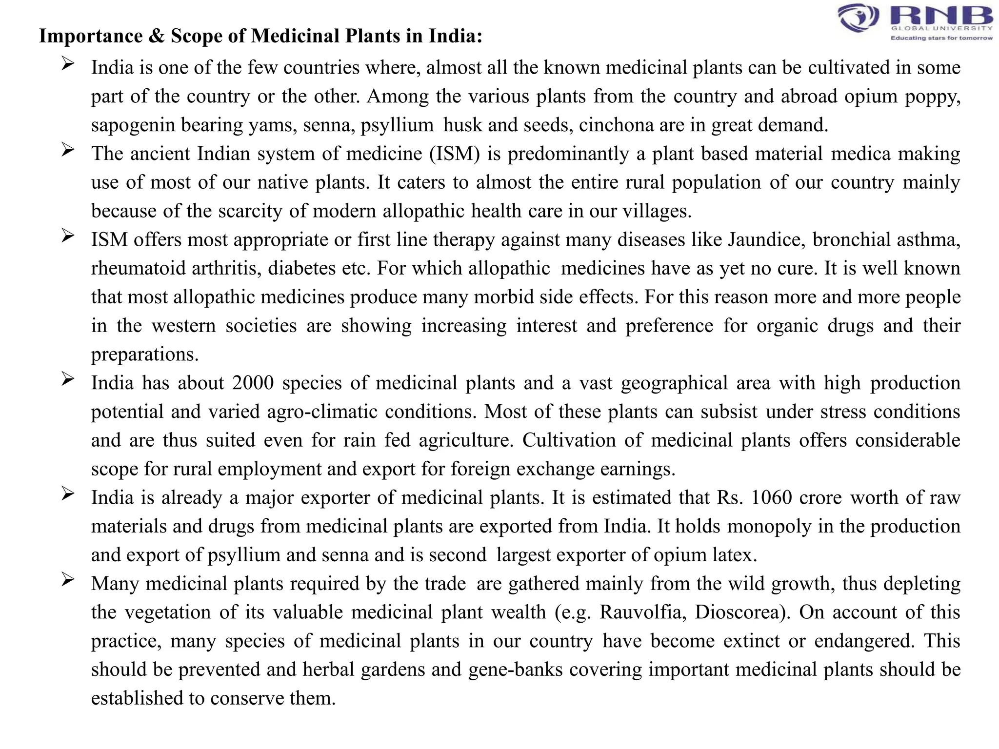 Importance and scope of ornamental crops medicinal and aromatic plants ...