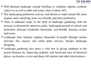 Importance and scope of ornamental crops medicinal and aromatic plants ...