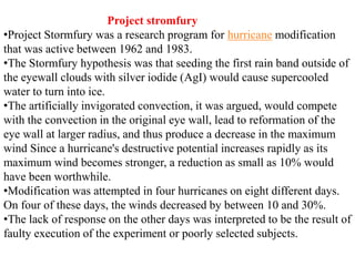 Importance and utility of cloud seeding in agriculture | PPT