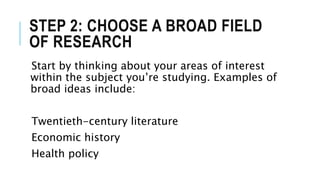 Importance coosing a Topic.pptx