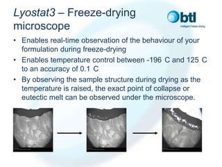 The Importance of Critical Temperatures in the Freeze Drying of ...