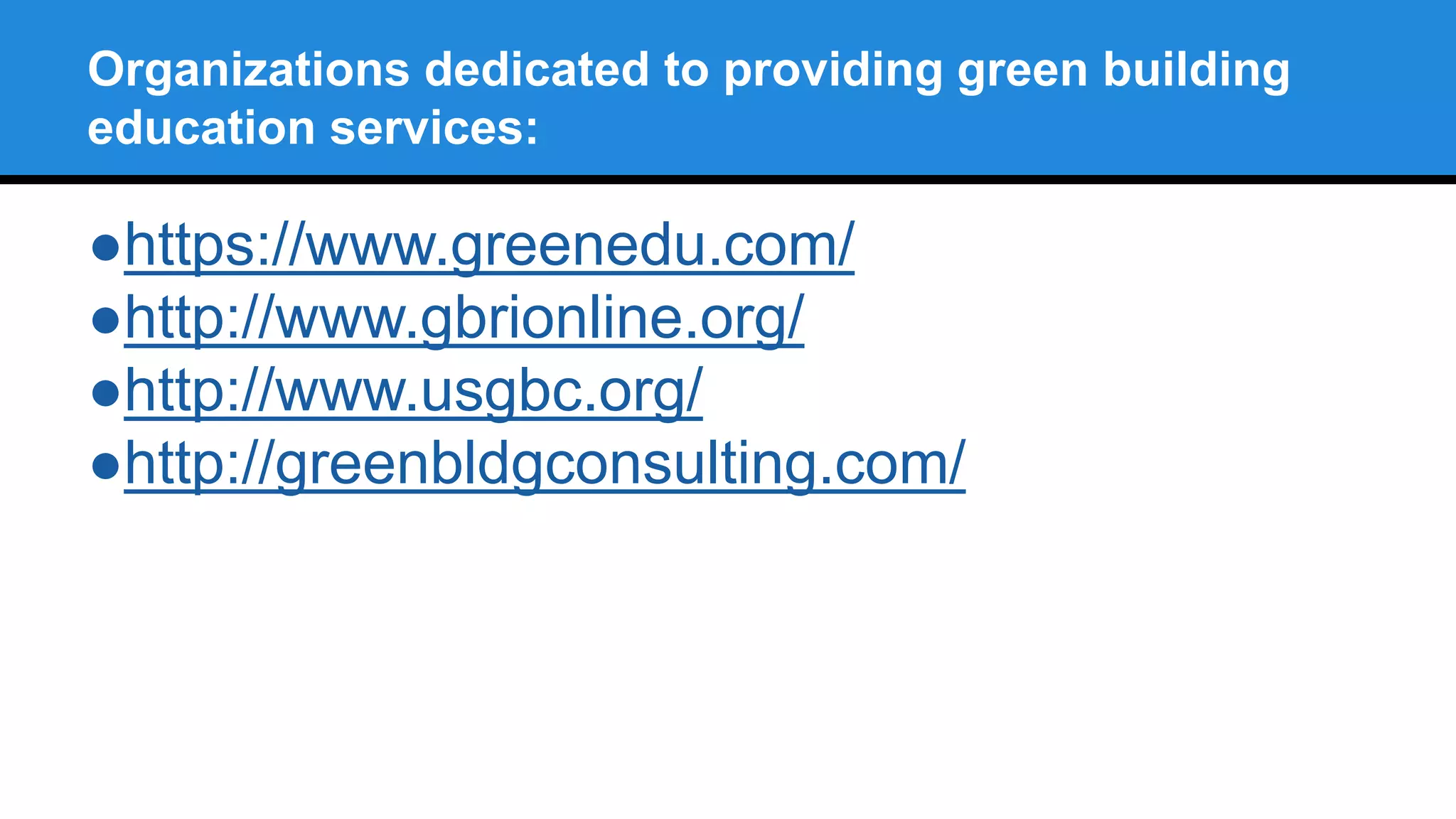 Importance of Green Building | PPT