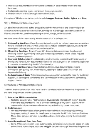 Importance, Key Features, And Benefits - API Documentation Tool.pdf