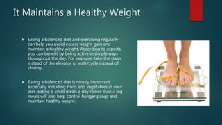 Importance of Good Health | PPTX