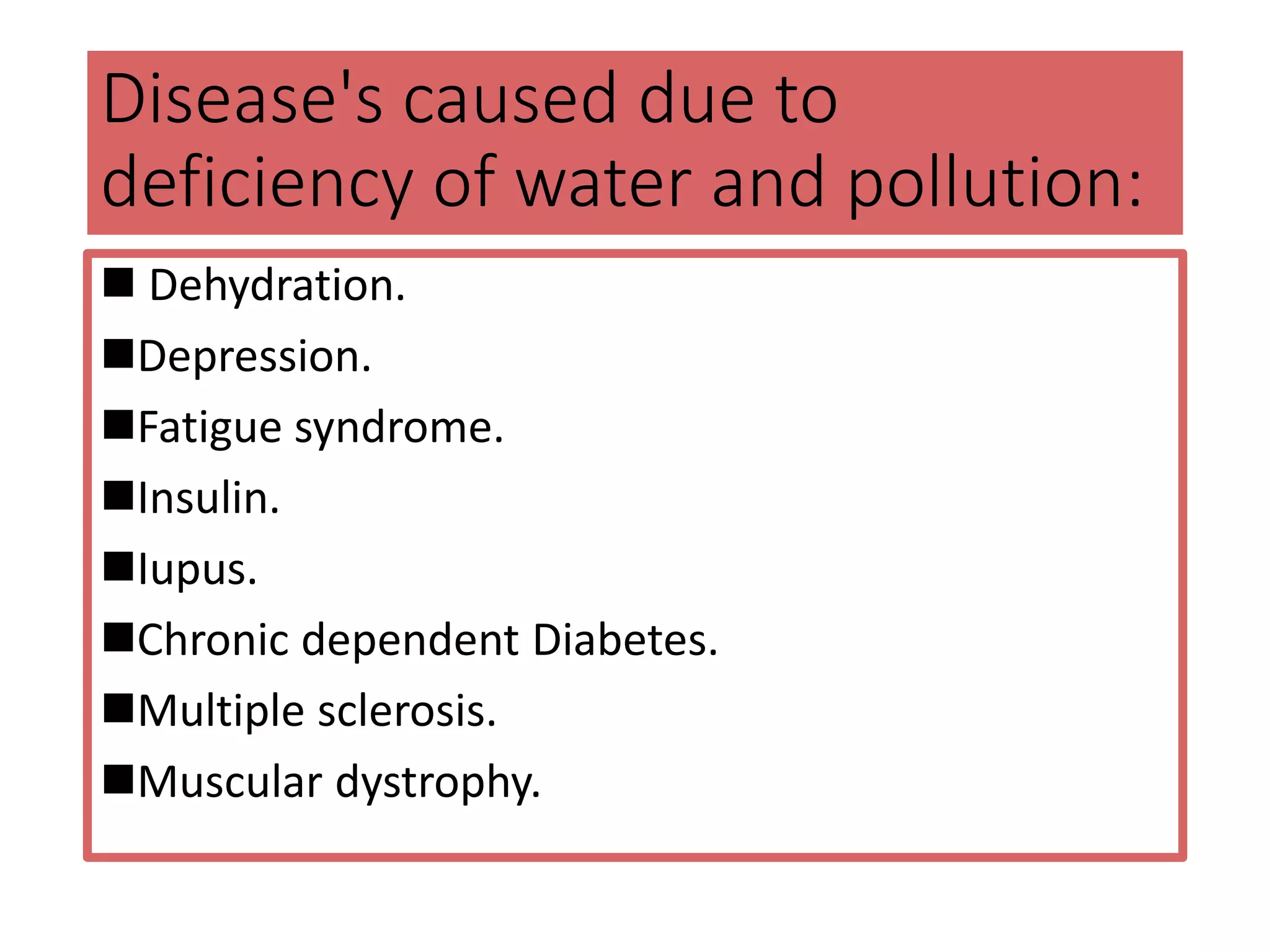 Importance of water | PPTX