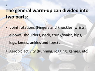 Importance of warm up & cool down | PDF