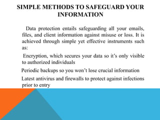 Importance of Access Control and Elements of Data Protection | PPT