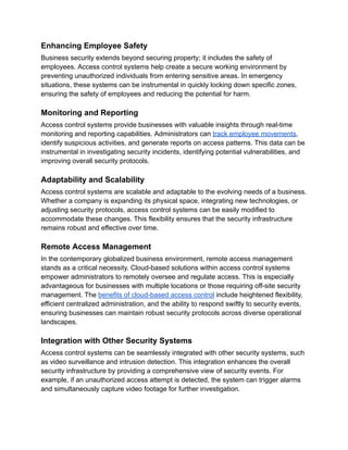 Importance of Access Control Systems for Business Security.pdf | Home ...