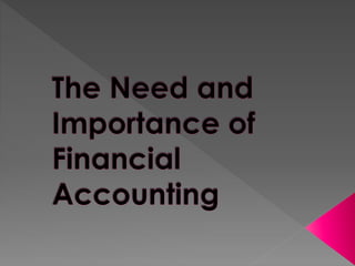 Importance of accounting | PDF