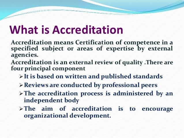 Importance of accreditation of lions eye hospitals