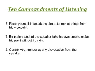 Importance Of Active Listening | PPT