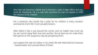 Importance of a Father in a Child Life | PPT
