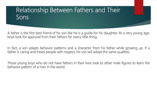 Importance of a Father in a Child Life | PPT