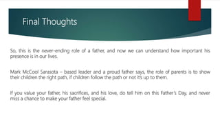Importance of a Father in a Child Life | PPT