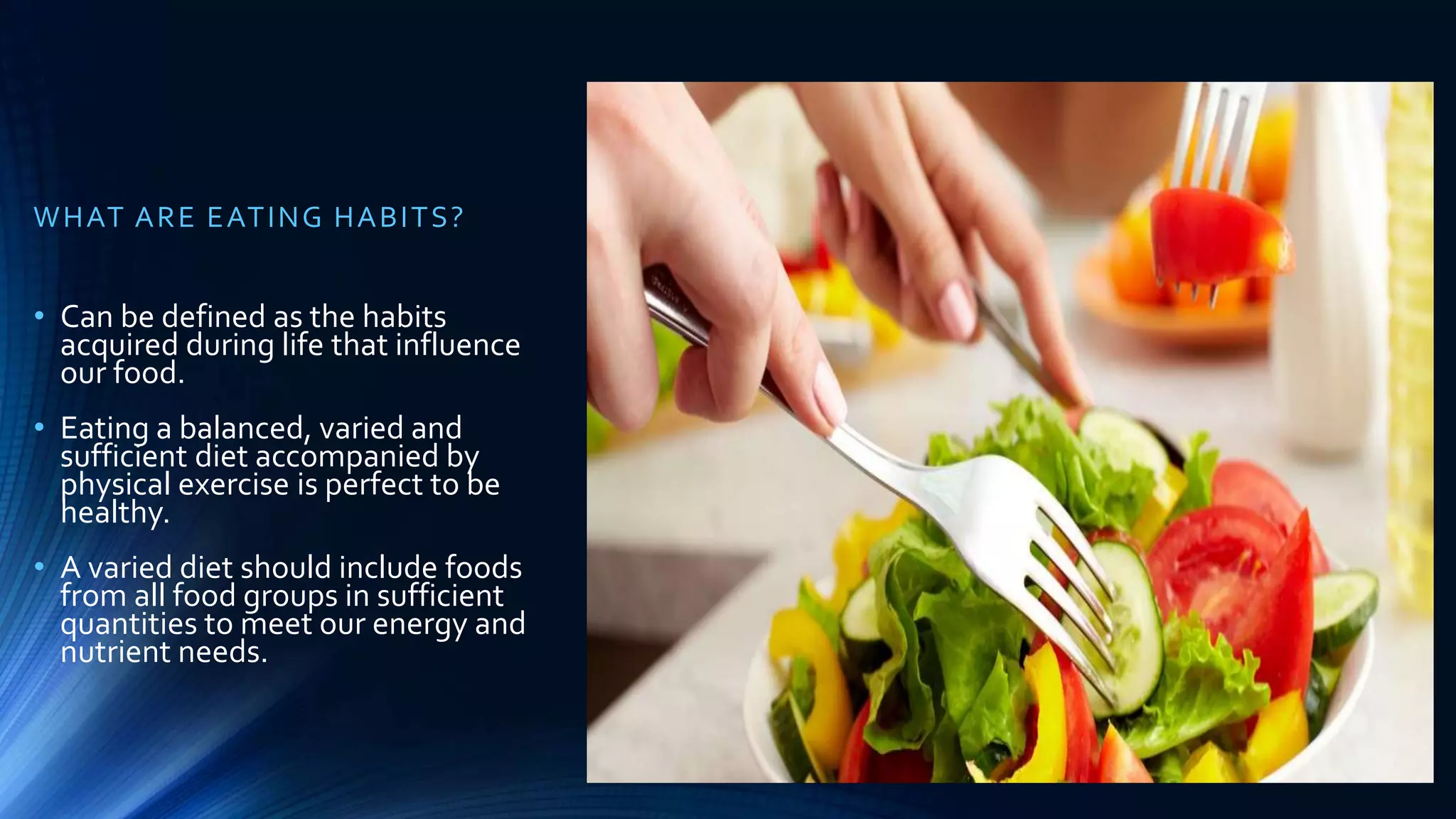 Importance of a healthy diet | PPTX