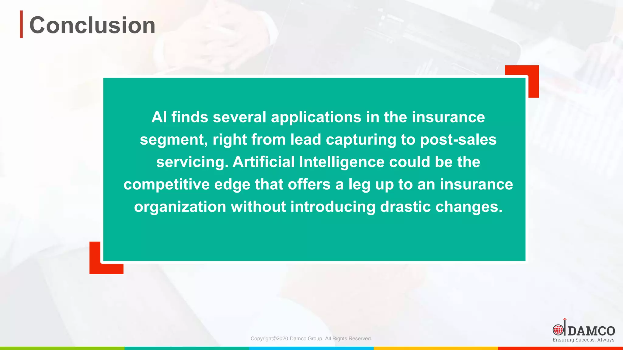 Importance of Artificial intelligence (AI) in Insurance | PPTX
