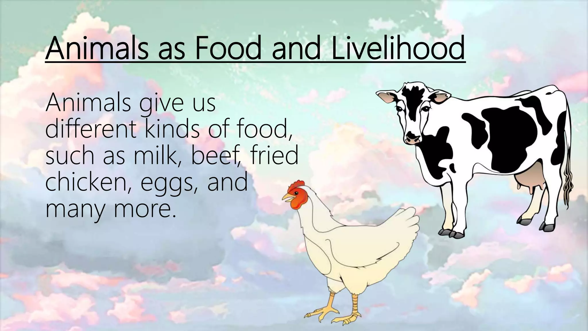 Importance of Animals to Human | PPTX