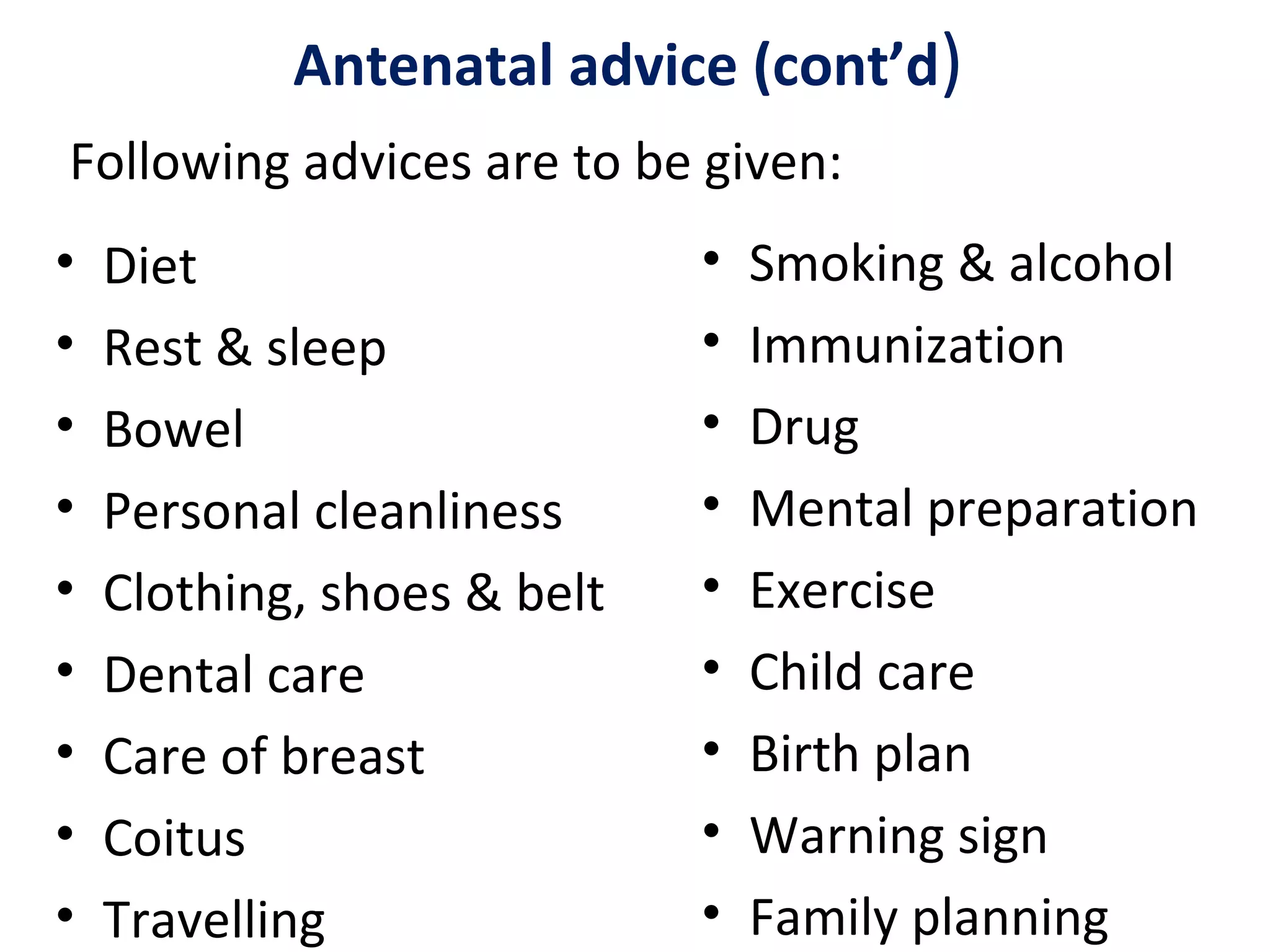 Importance of antenatal care | PPT