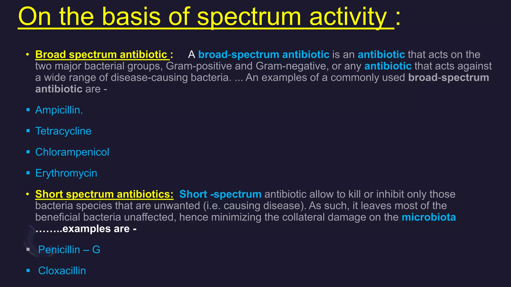 Importance of antibiotics and antiseptics , its types and application ...