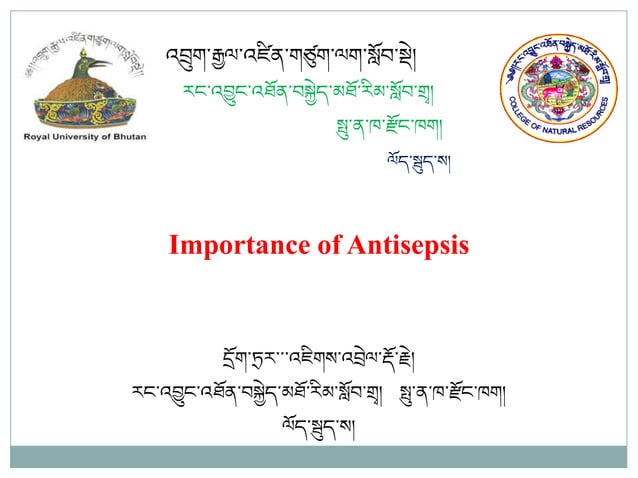 Importance of antisepsis | PPT