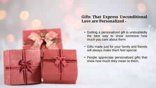 Importance of a personalised gift | PPTX