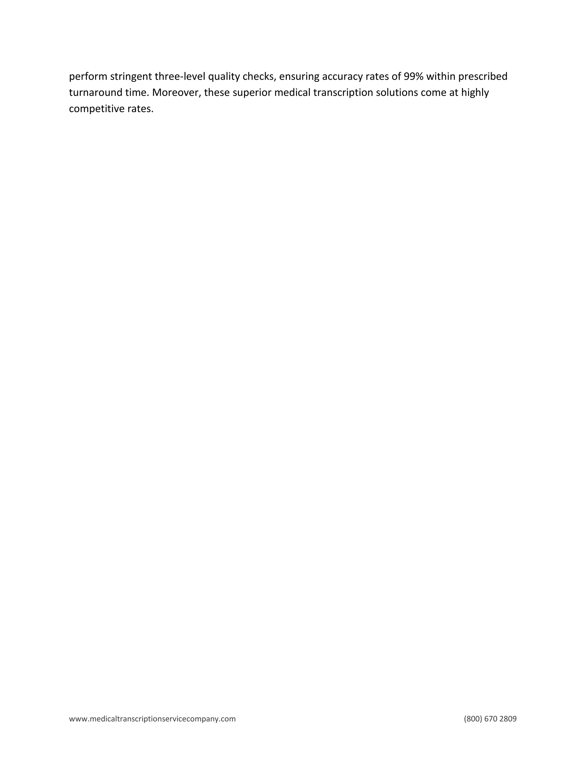 Importance of a Proofreading Checklist for Medical Transcripts | PDF