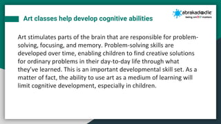 Importance of art, imagination and creativity in your child’s life | PPTX