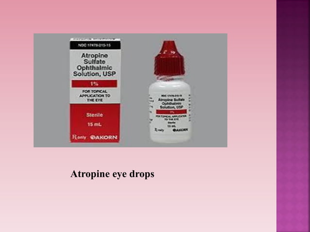 Importance of atropine | PDF
