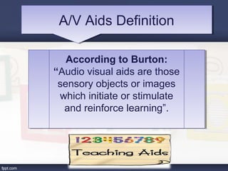 Importance of av aids | PPT | Education