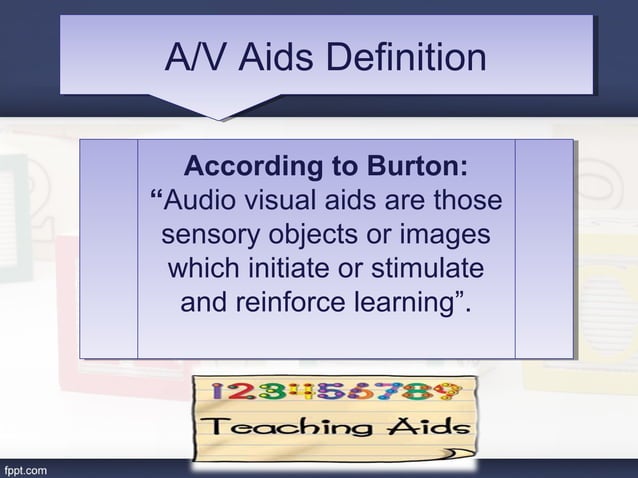 Importance of av aids | PPT | Education
