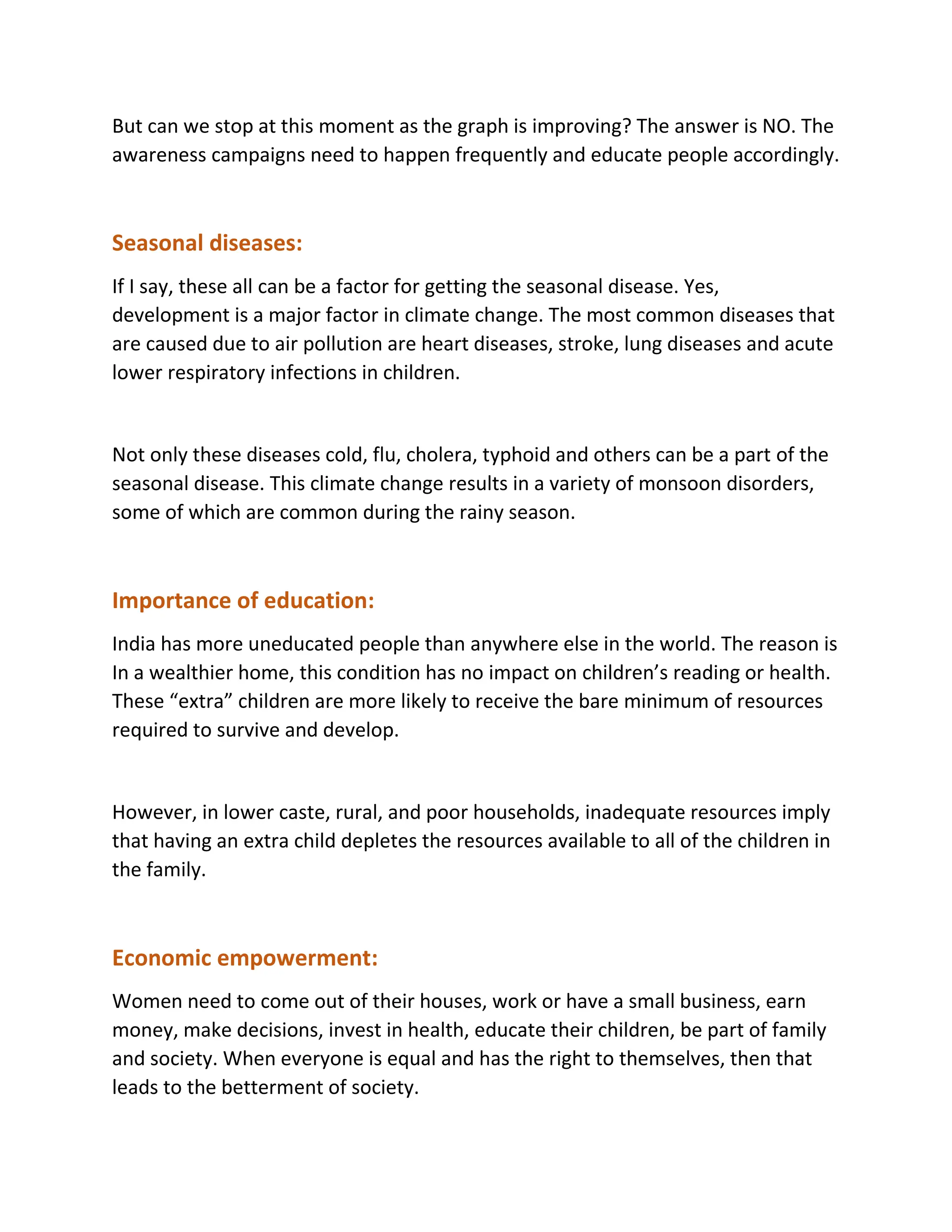 Importance of awareness programs kurnool | DOCX