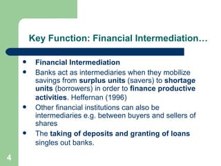 Importance Of Banks In An Economy | PPT
