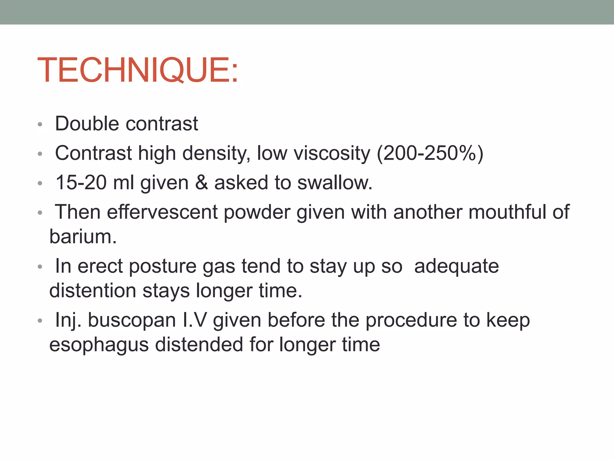 barium studies in gi pathologies | PPTX