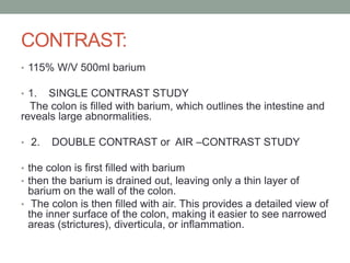 barium studies in gi pathologies | PPTX
