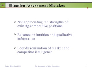 Importance Of Being Competitive | PPT
