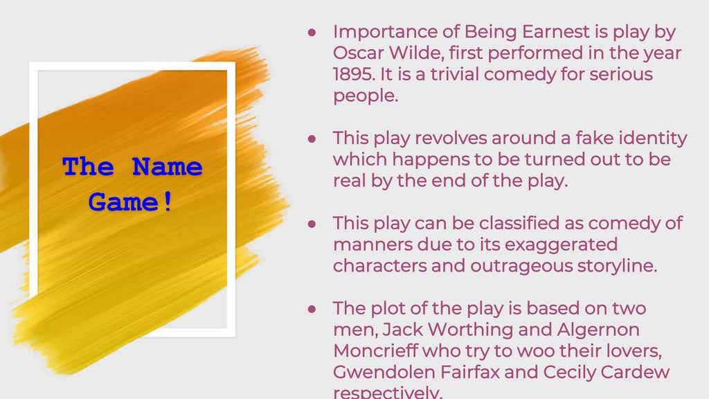 Importance Of Being Earnest - Oscar Wilde.pptx
