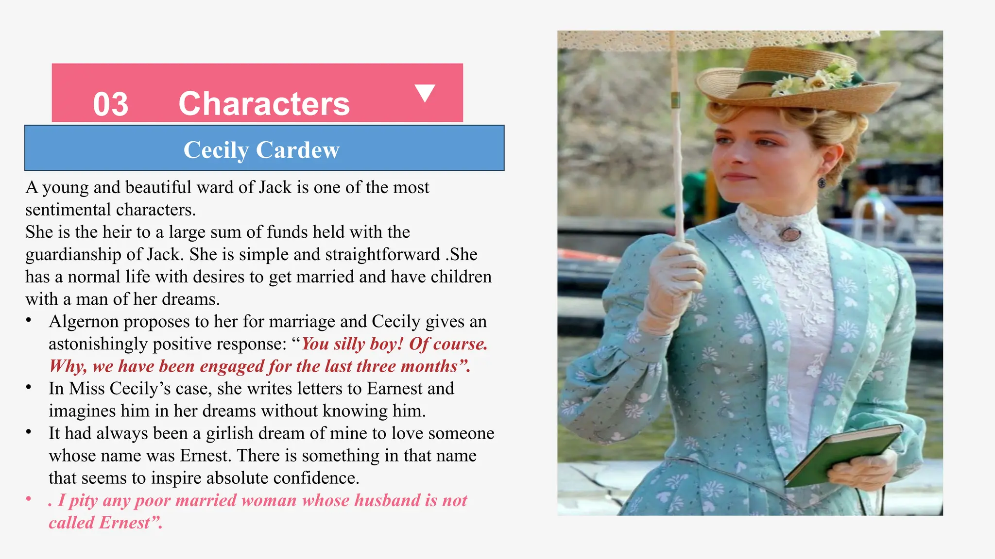 importance of being earnest by amber (111).pptx