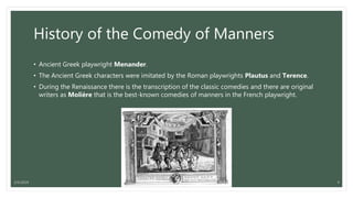 Importance of being earnst as a comedy of manner | PPTX