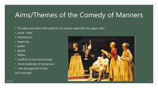 Importance of being earnst as a comedy of manner | PPTX