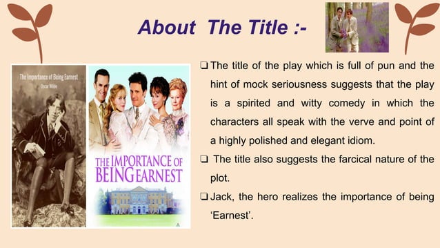 Importance of being Ernest .pptx