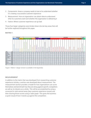 Benchmarking the Customer Experience | PDF