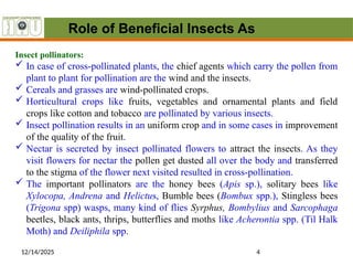 IMPORTANCE OF BENEFICIAL INSECTS.pptxbbb | PPTX