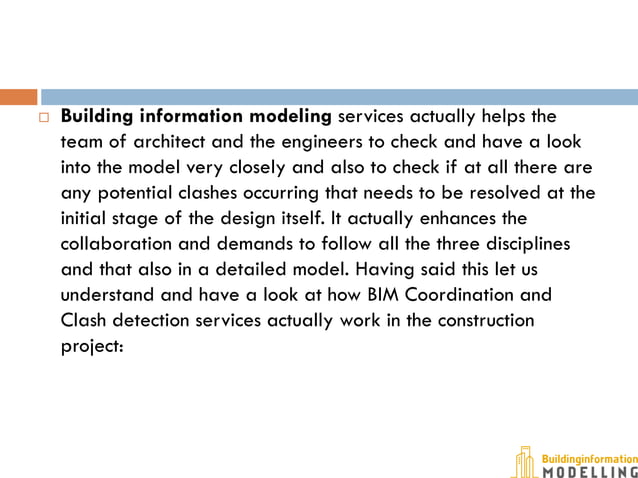 Importance Of Bim Coordination And Clash Detection Services In The Field Of Engineering