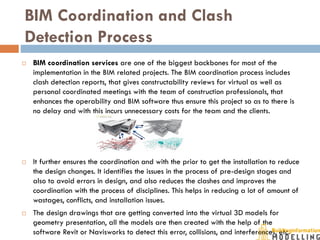 Importance of bim coordination and clash detection services in the ...