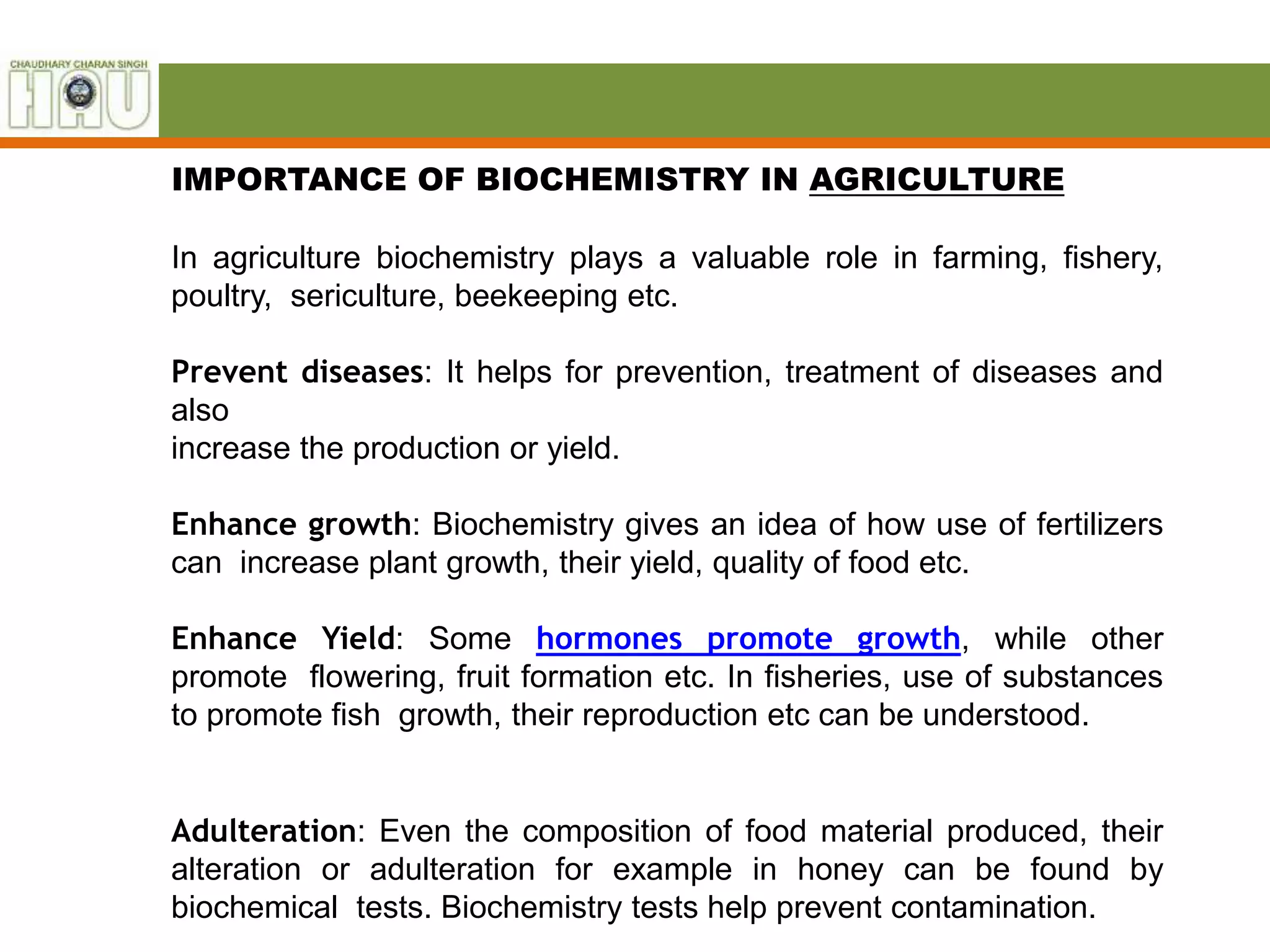 Importance of biochemistry.ppt